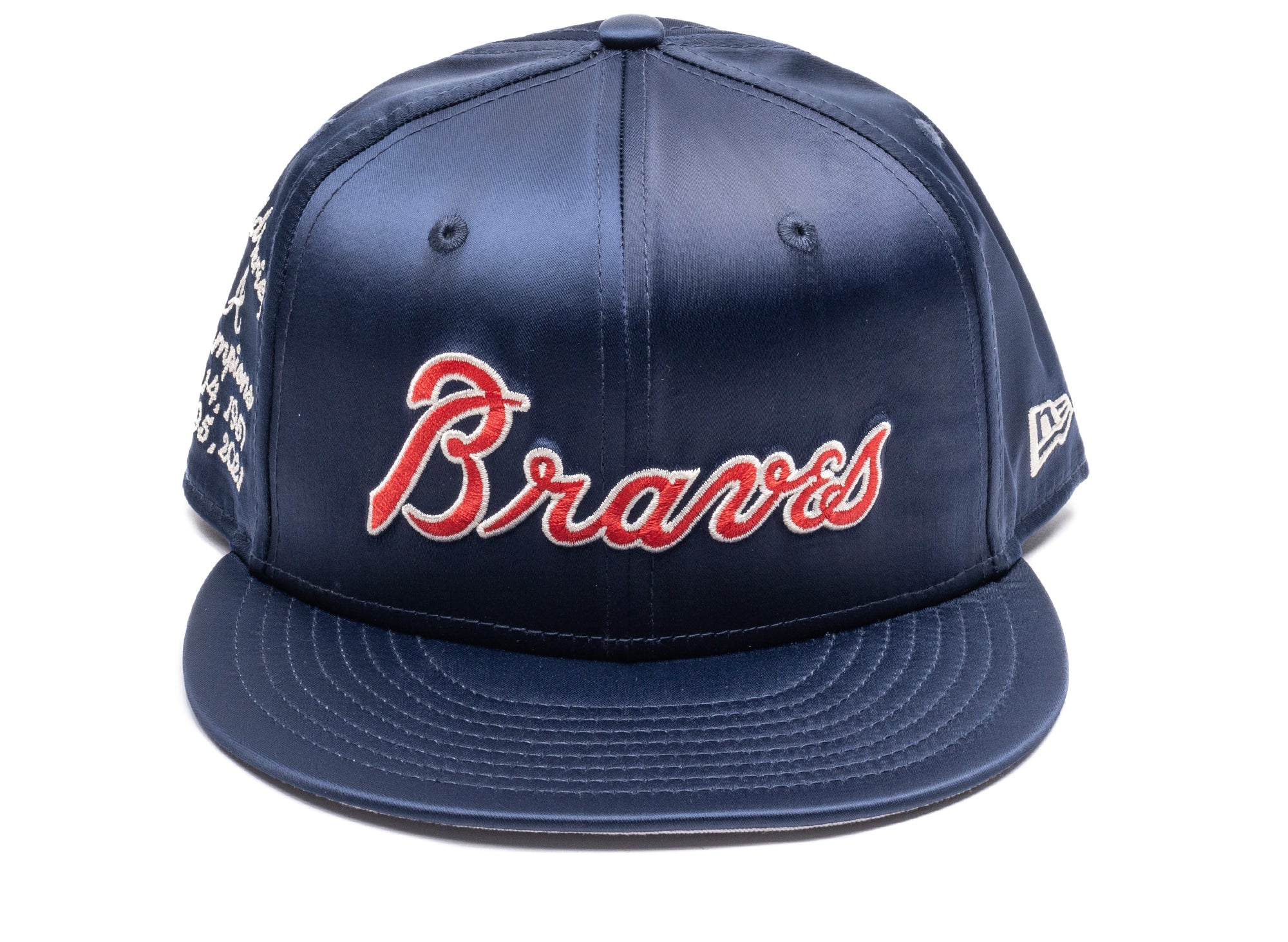 New Era Satin Script Atlanta Braves Hat – Oneness Boutique