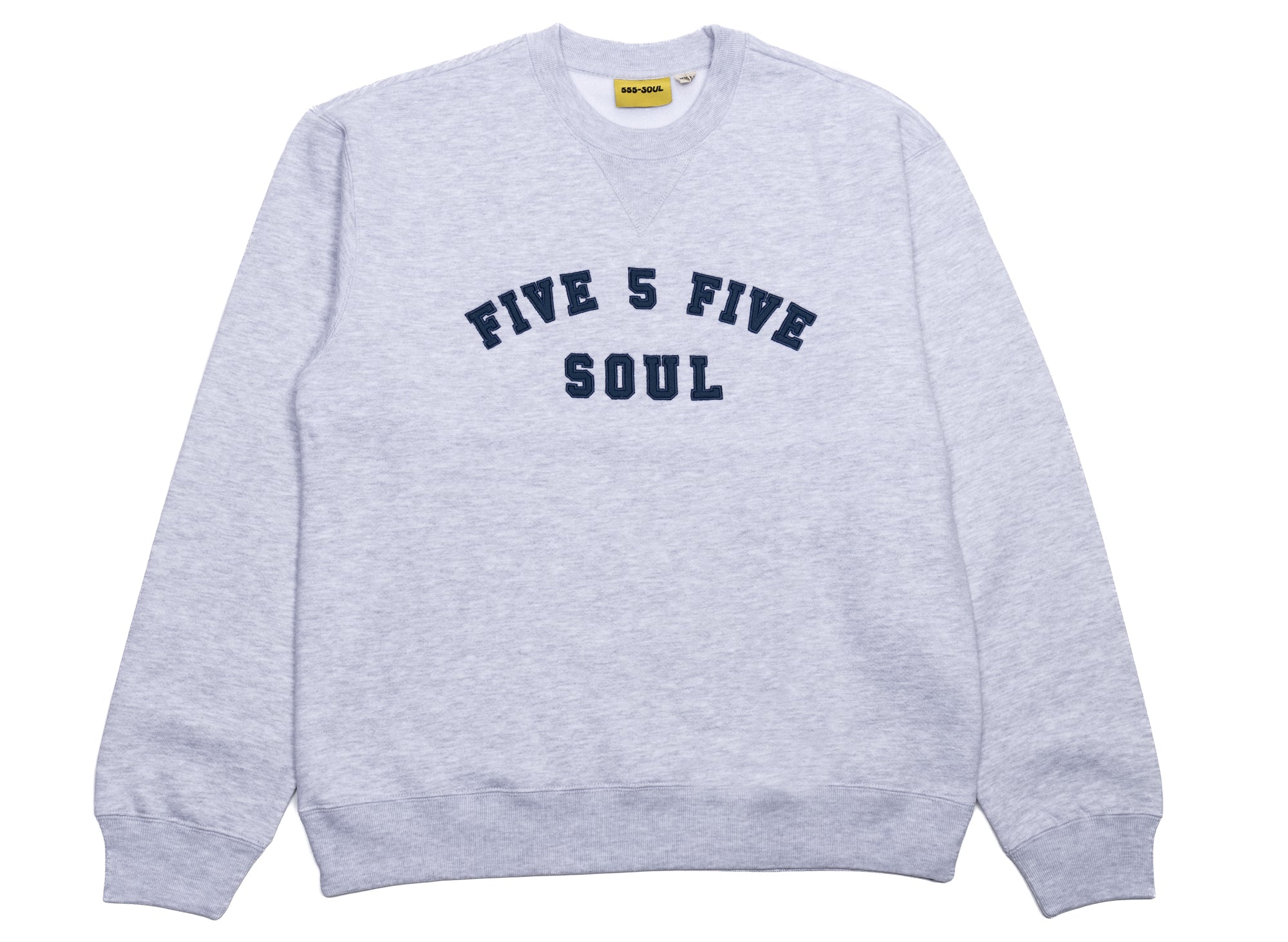 555 Soul Heritage Arch Crewneck in Grey – Oneness Boutique