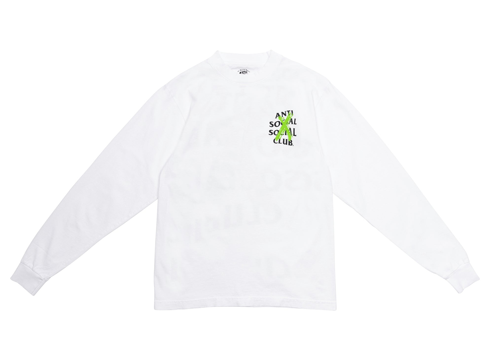 Anti Social Social Club Made in USA Cancelled L/S Tee in White ...